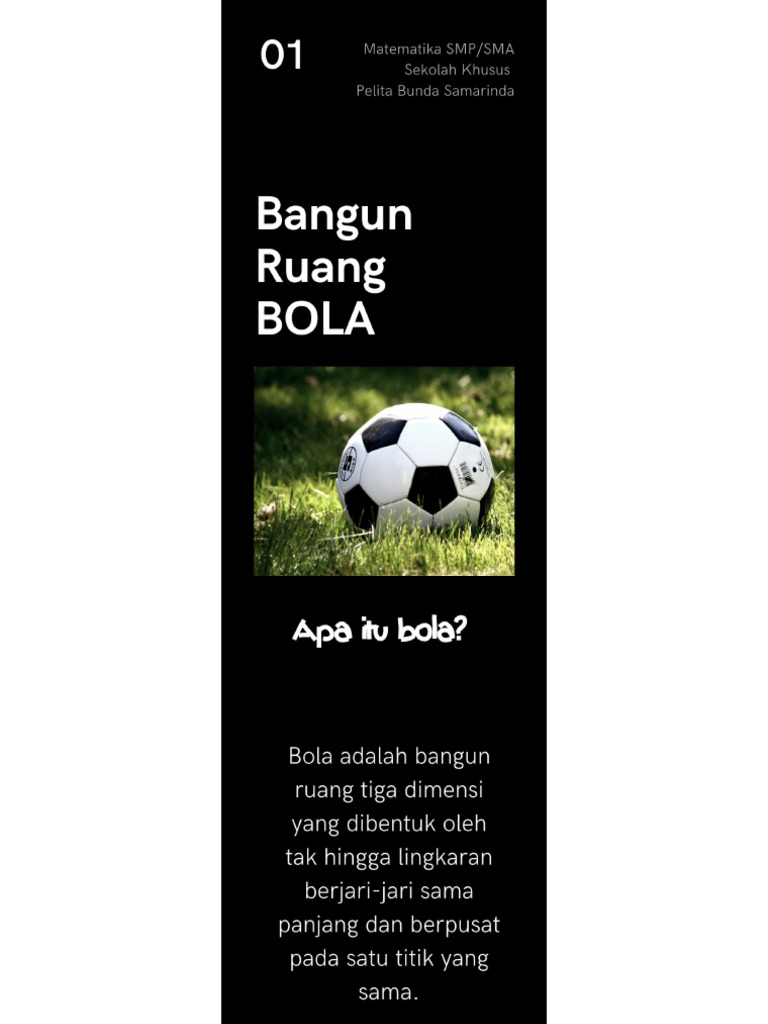 Matematika Bangun Ruang Bola | PDF