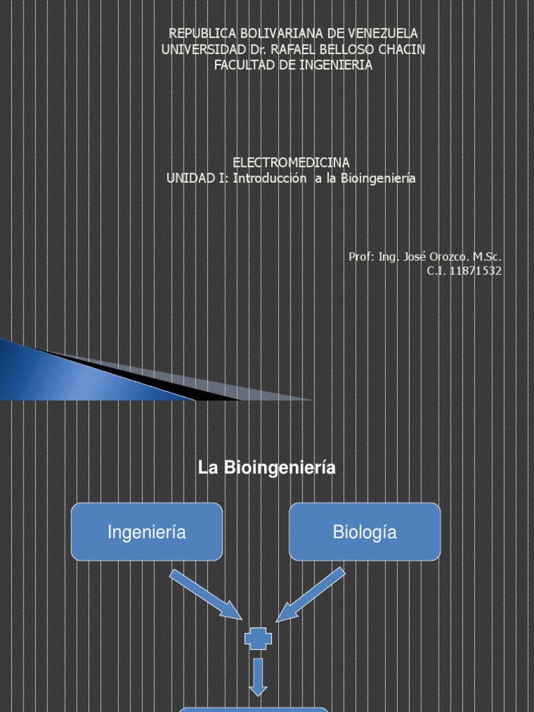 Introducción a la Bioingeniería y Equipos Médicos | PDF | Ingeniería ...