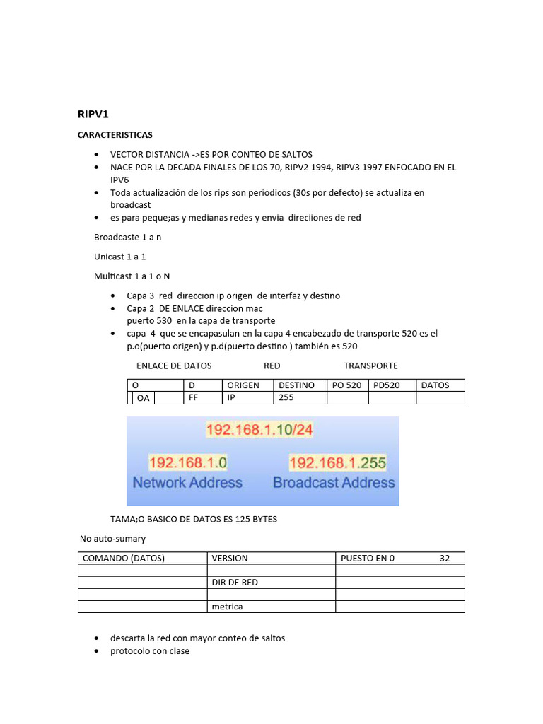 Ripv1 Ripv2 | PDF | Enrutador (Computación) | Ieee 802.11