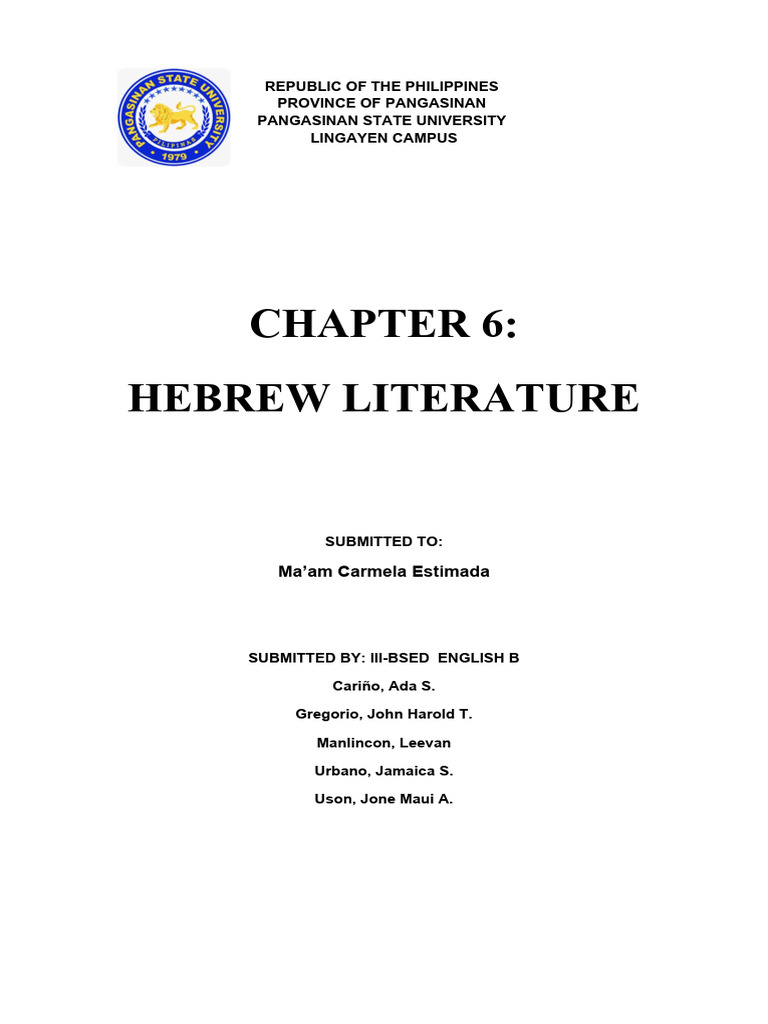 El103 DP Hebrew | PDF | Book Of Job | Ruth (Biblical Figure)