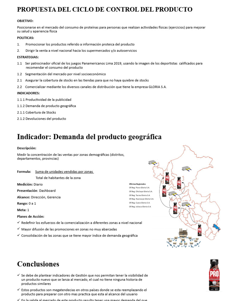 PROPUESTA DEL CICLO DE CONTROL DEL PRODUCTO | PDF | Mercado (economía) | Business