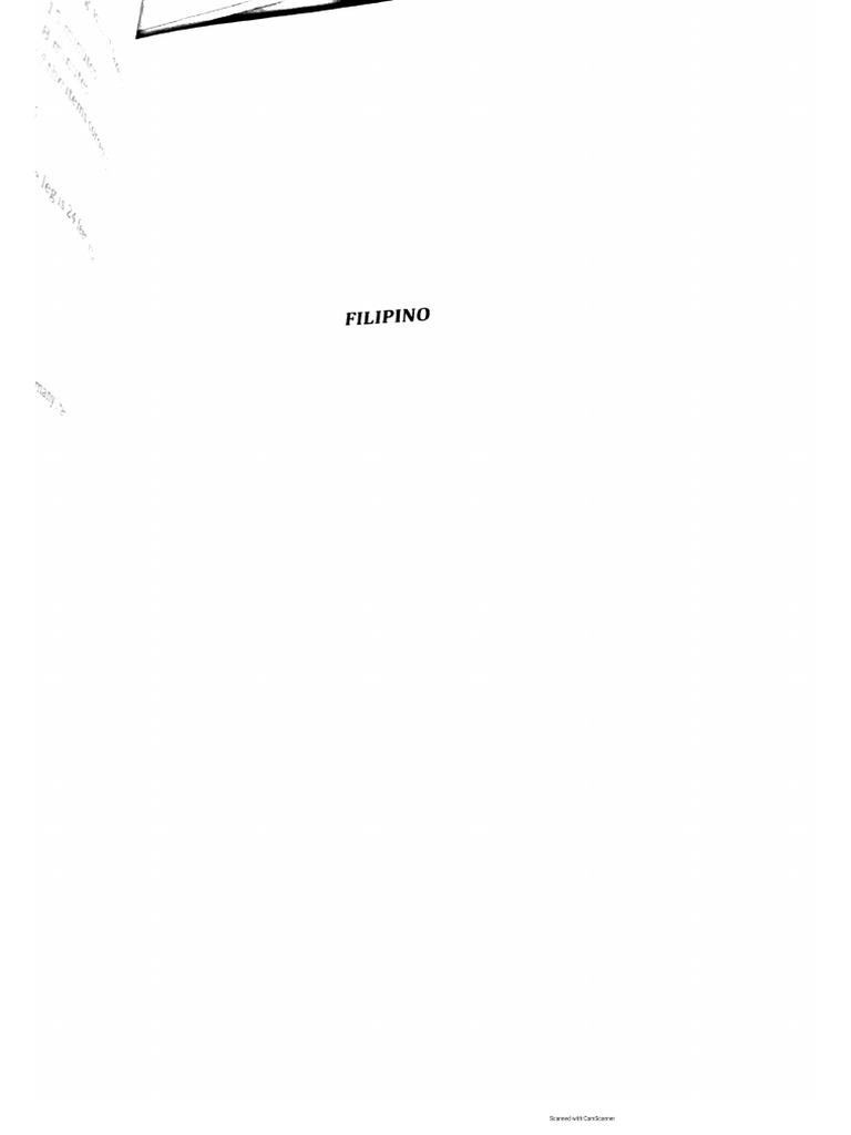 Filipino Materials | PDF