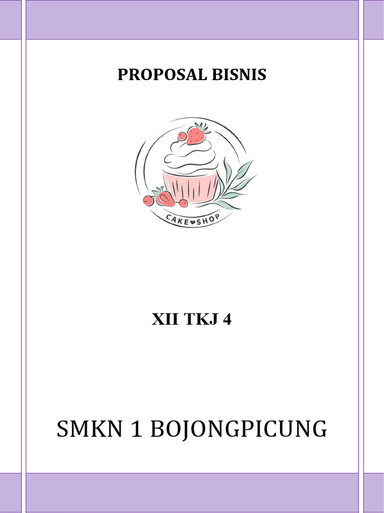 PROPOSAL BISNIS TKJ 4.silmaaa | PDF