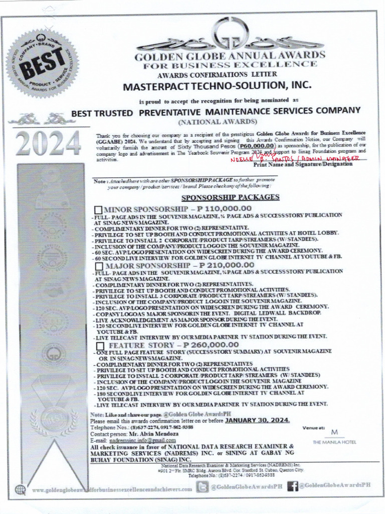 Awards Letter | PDF