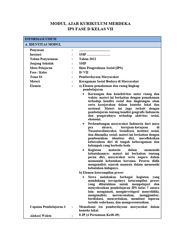 Ma Fase d7 Ips Bab 4 | PDF
