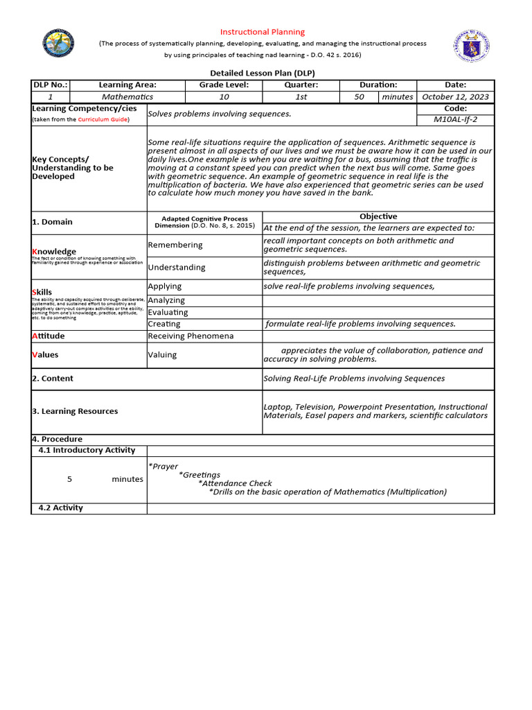 DLP 1 | PDF | Learning | Geometry