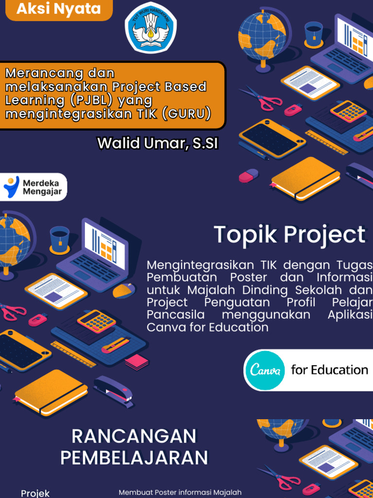 PJBL: Desain Poster TIK Edukasi | PDF