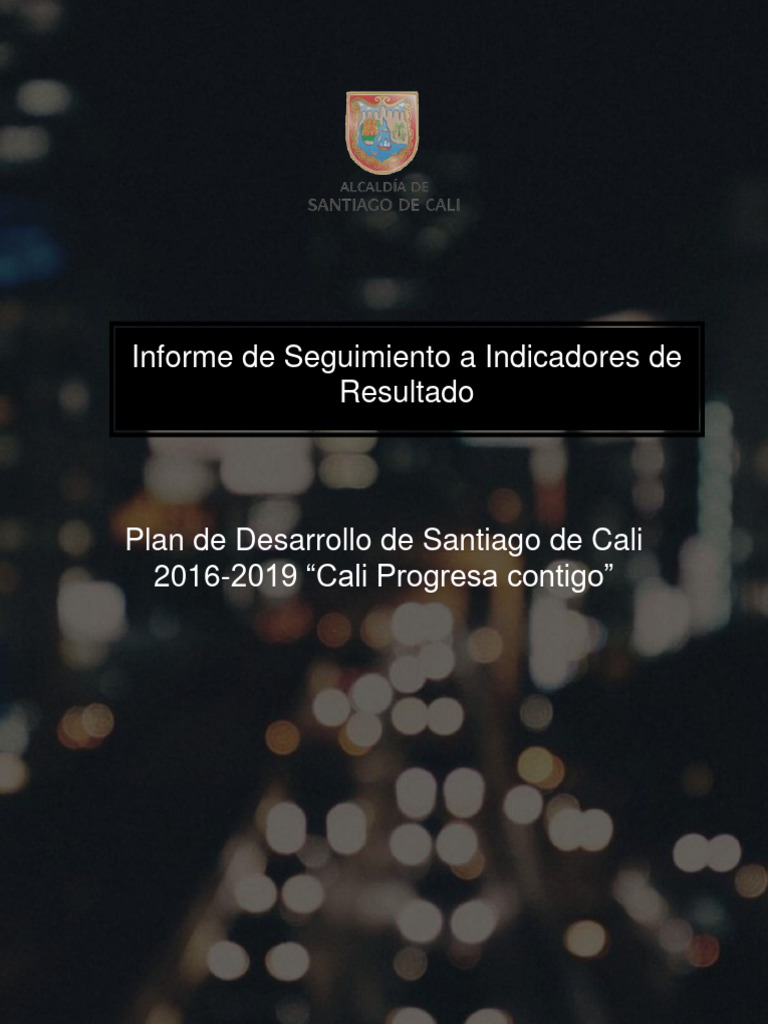 Informe de Seguimiento - Indicadores de Resultado - 2018 | PDF ...