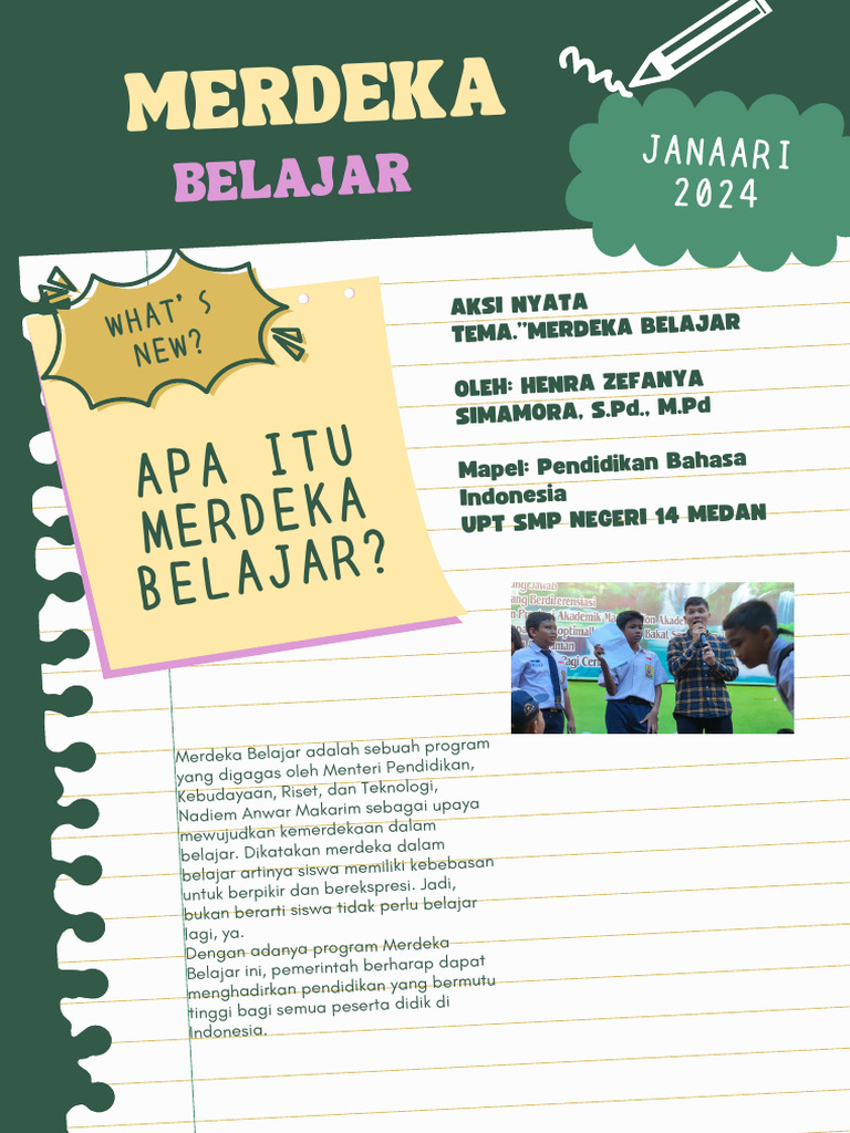 Aksi Nyata Merdeka Belajar | PDF