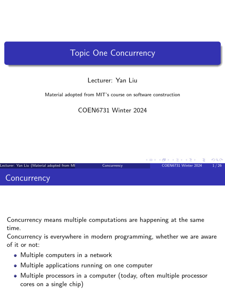Understanding Concurrency in Programming | PDF | Process (Computing) | Concurrent Computing