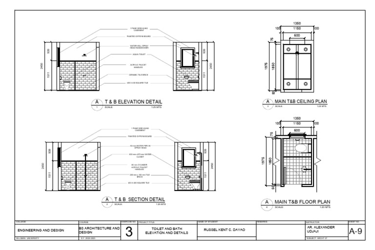 T & B Elevation Detail A | PDF | Civil Engineering | Architectural Elements