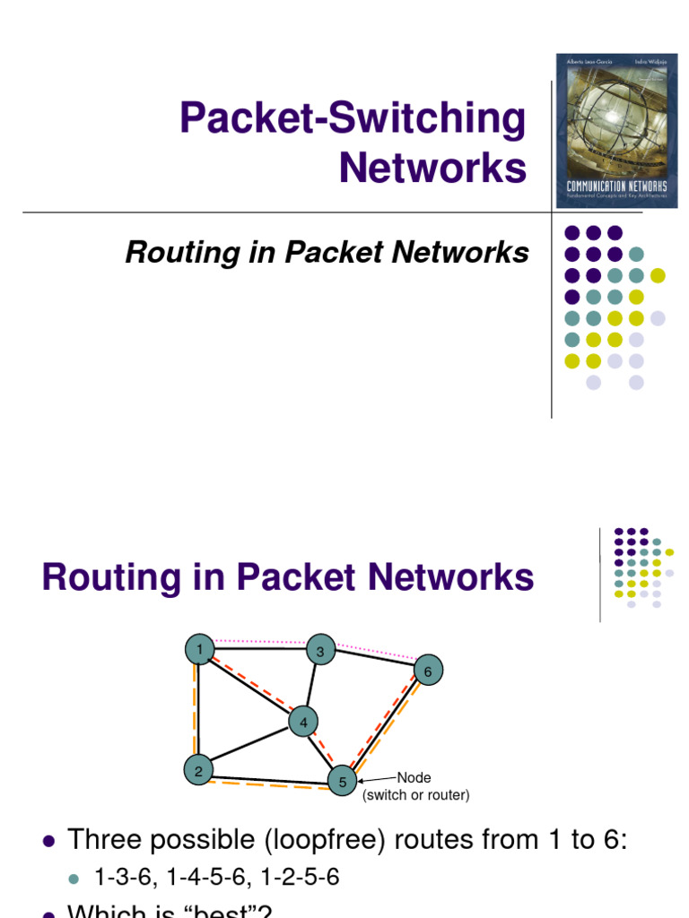 Routing in Packet-Switching Networks | PDF | Routing | Computer Network