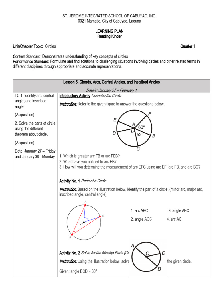 Sample LP | PDF | Circle | Angle