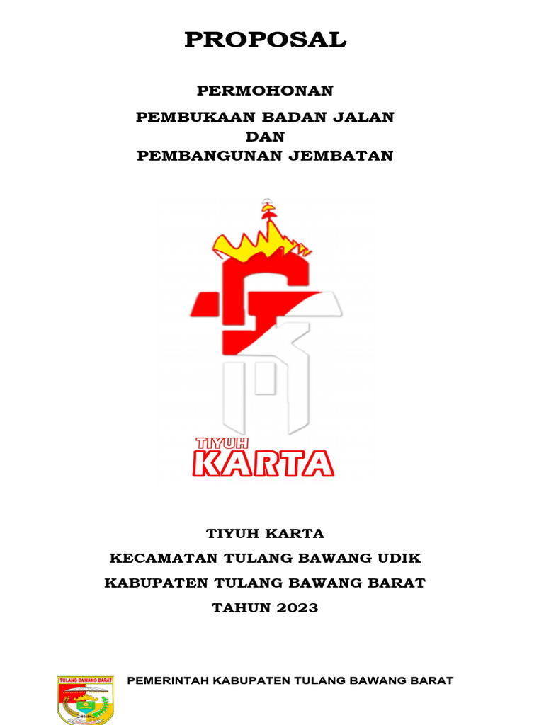 Proposal Pembukaan Badan Jalan Dan Jembatan Suku 06 | PDF | Perjalanan ... Proposal Pembukaan Badan Jalan Dan Jembatan Suku 06 | PDF | Perjalanan ...
