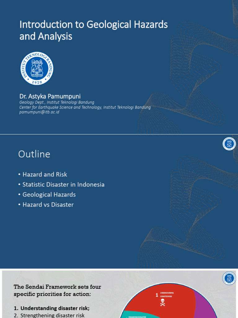Introduction To Geological Hazards 2023 | PDF | Hazards | Risk