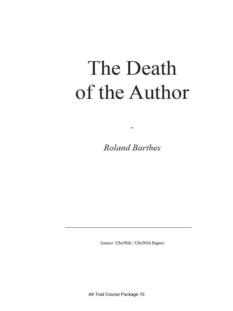 Barthes | PDF