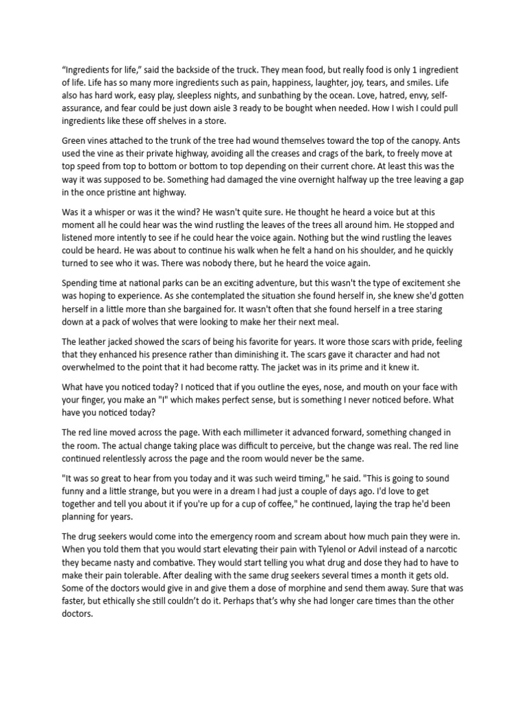 Ingredients For Life | PDF | Language Arts & Discipline | Self-Improvement