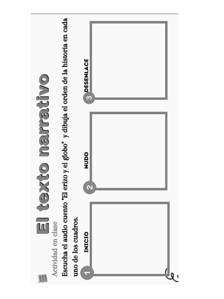 Texto Narrativo - Actividad | PDF