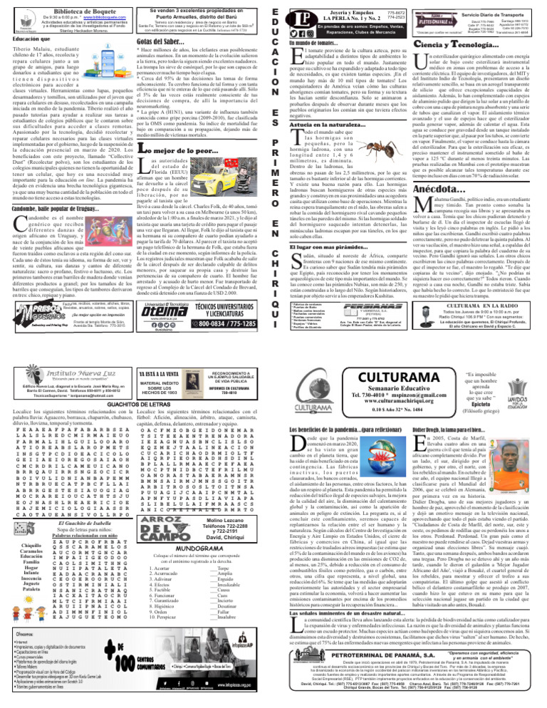 Culturama 1484 | PDF | Influenza | Hormiga