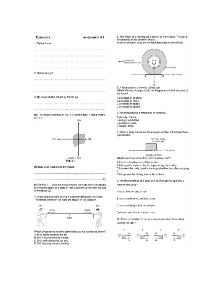 Dyna, Ics All in One Assignments. | PDF