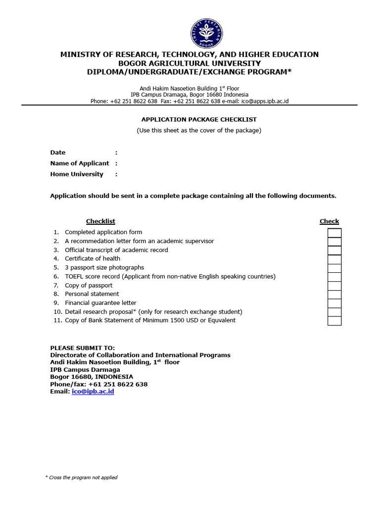 Application Form For Reguler Student | PDF | Diploma