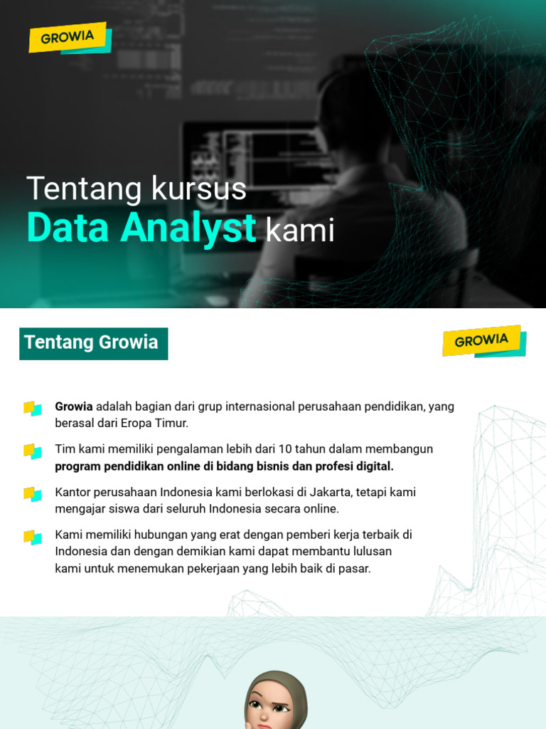 Kursus Data Analyst Bersertifikat Gratis | PDF