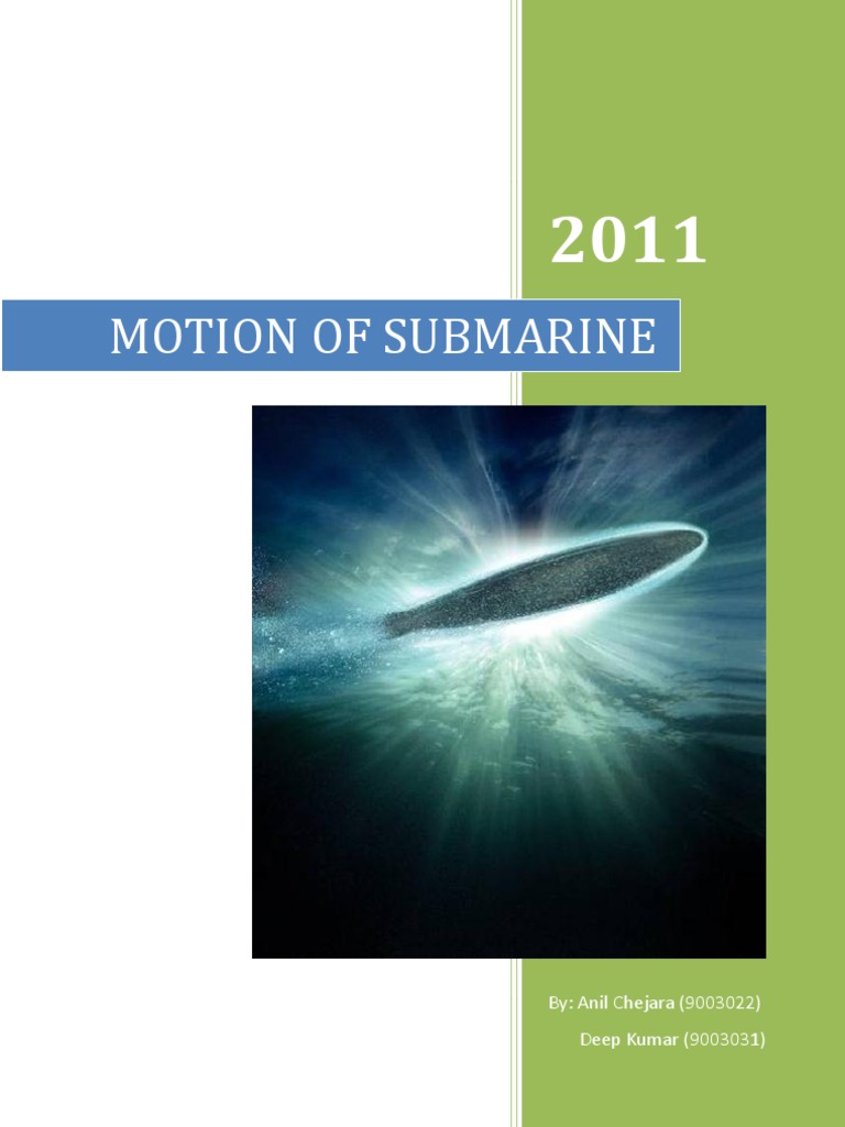 Numerical Analysis Project Pdf Submarines Physics