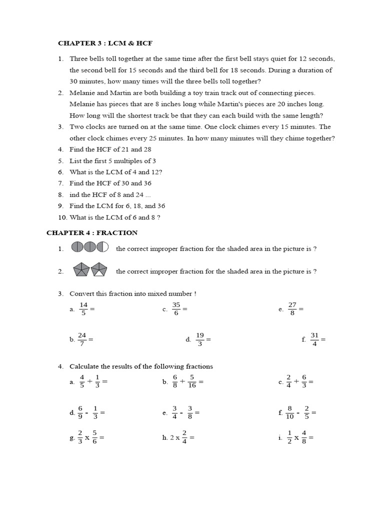Chapter 3 Math | PDF | Decimal | Mathematics