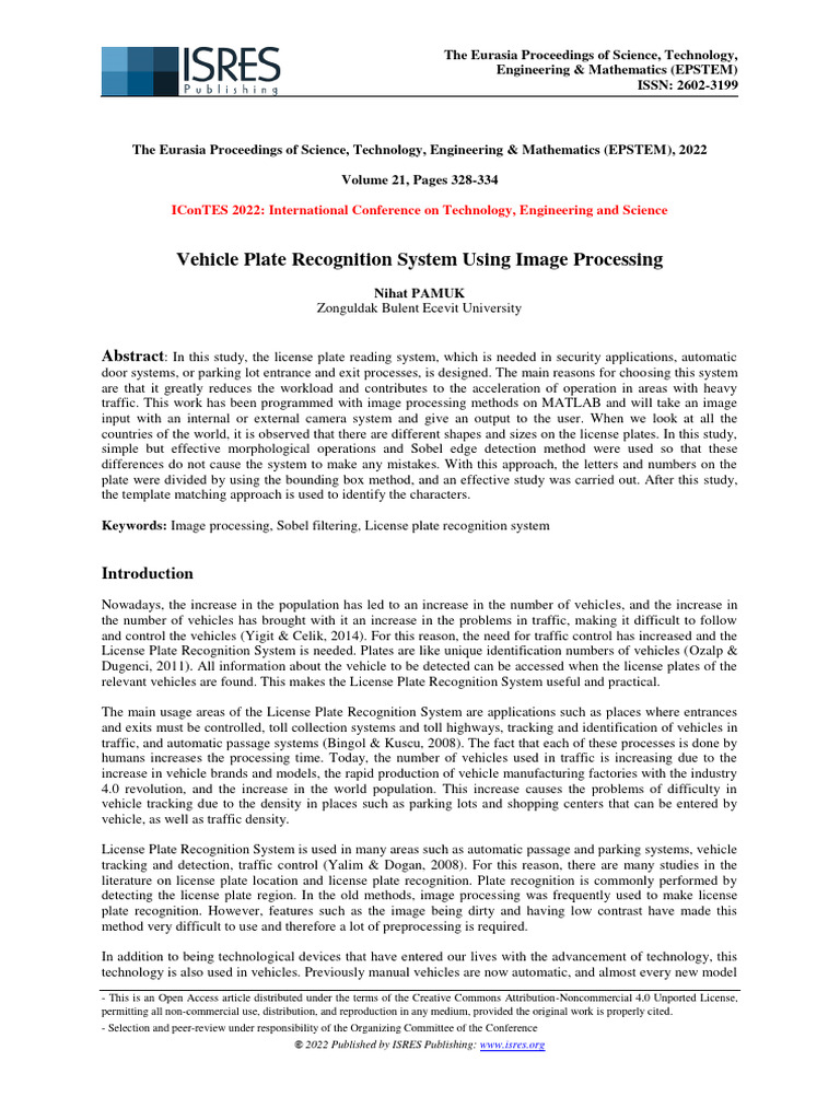 Vehicle Plate Recognition System Using Image Proce | PDF | Graphical User Interfaces | Computer ...