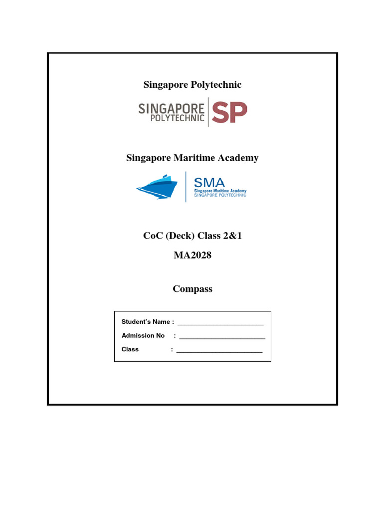MA2028 Compass Note | PDF | Gyroscope | Angular Momentum
