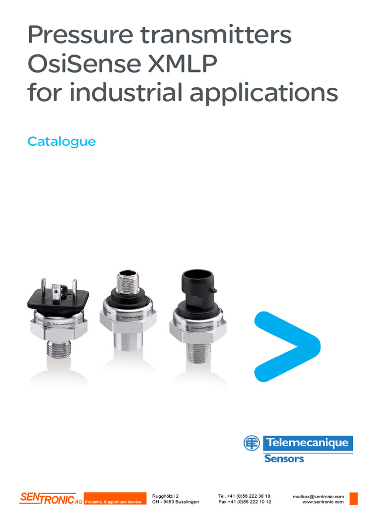 TELEMEC-DAT OsiSense XMLP | PDF | Hertz | Electrical Engineering