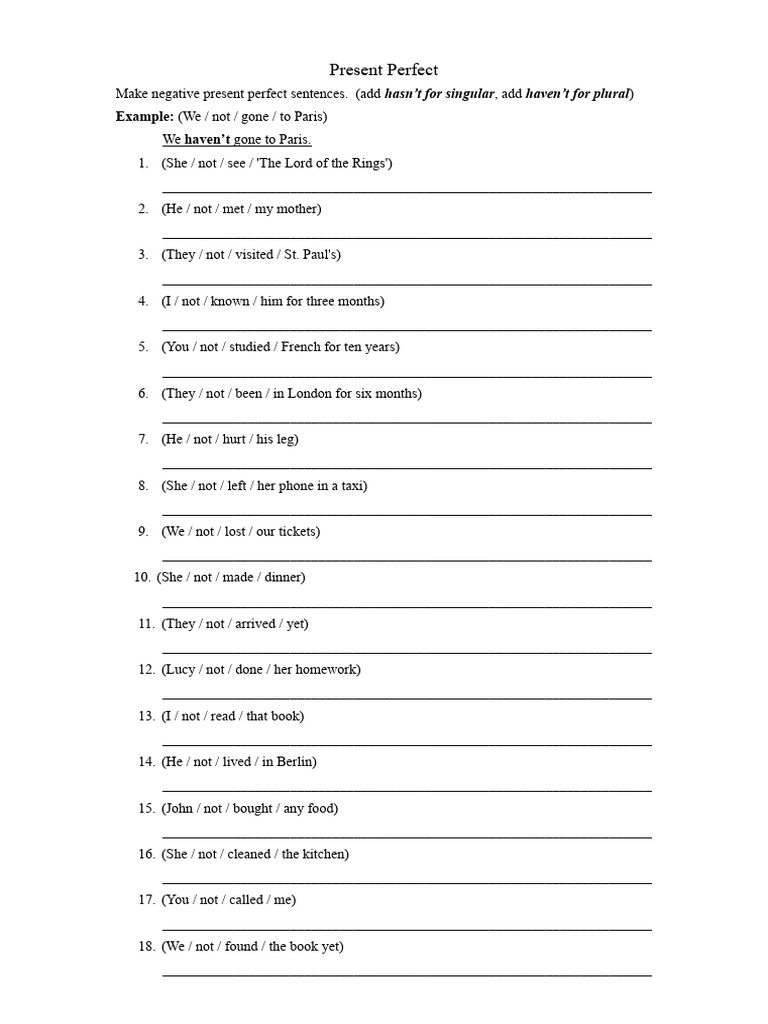 present_perfect_form_negative | PDF present_perfect_form_negative | PDF