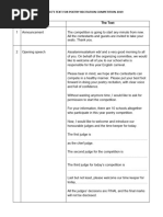 Emcee Script For Singing Competition | PDF