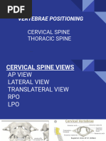 Cervical Spine X-ray Protocol Guide | PDF