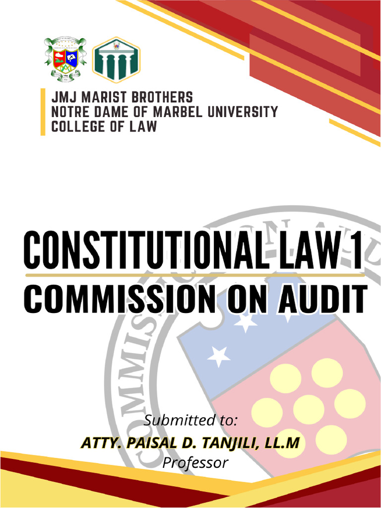Understanding the Commission on Audit | PDF | Cost Of Living | Impeachment