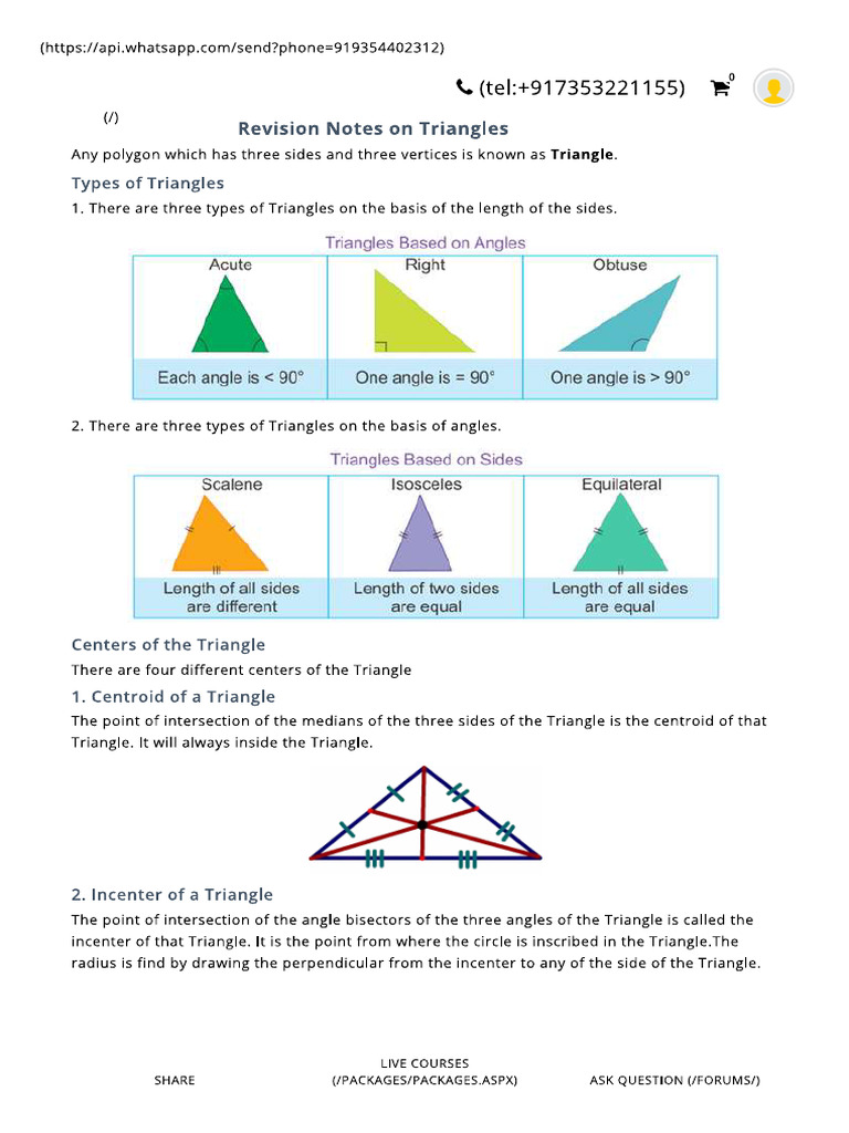 Triangle. Ask | PDF
