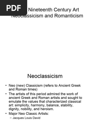 Ppt Neoclassicism And Romanticism Powerpoint PPT Neoclassicism Vs.