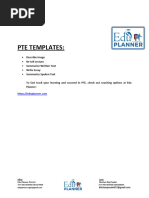 PTE Essay Template With Sample Answers | PDF | Essays | Reason