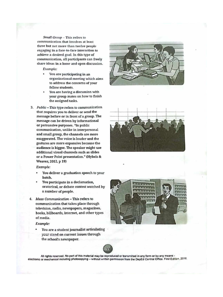 Speech Context Handouts | PDF