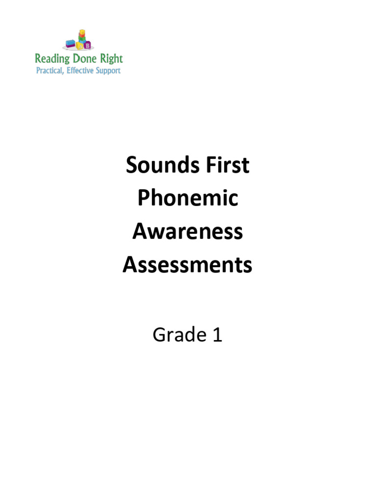Grade 1 Assessments | PDF | Syllable | Writing