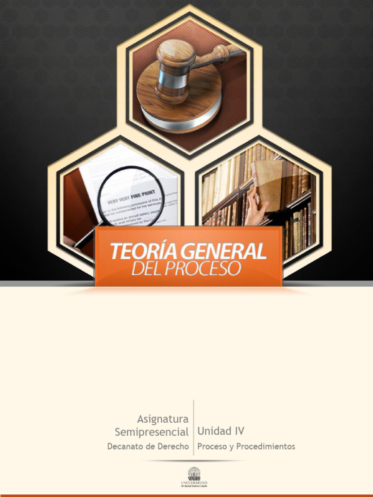 Unidad - IV Teoria General Del Proceso | PDF | Ley procesal | Jurisdicción