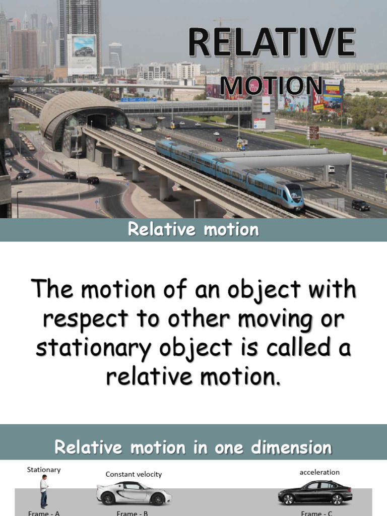 Lecture Note 03 - Relative Motion - 2 | PDF | Velocity | Acceleration