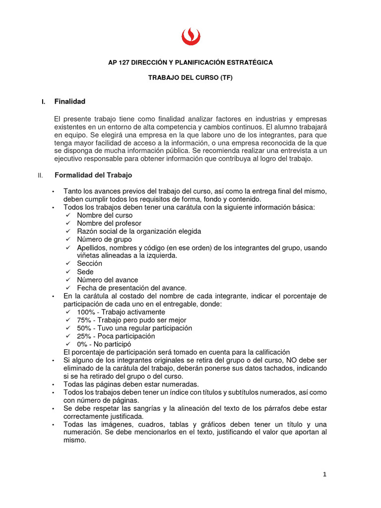 Upc Formalidad Del Trabajo Final 2024 Dpe | PDF | Crecimiento personal y profesional | Negocios