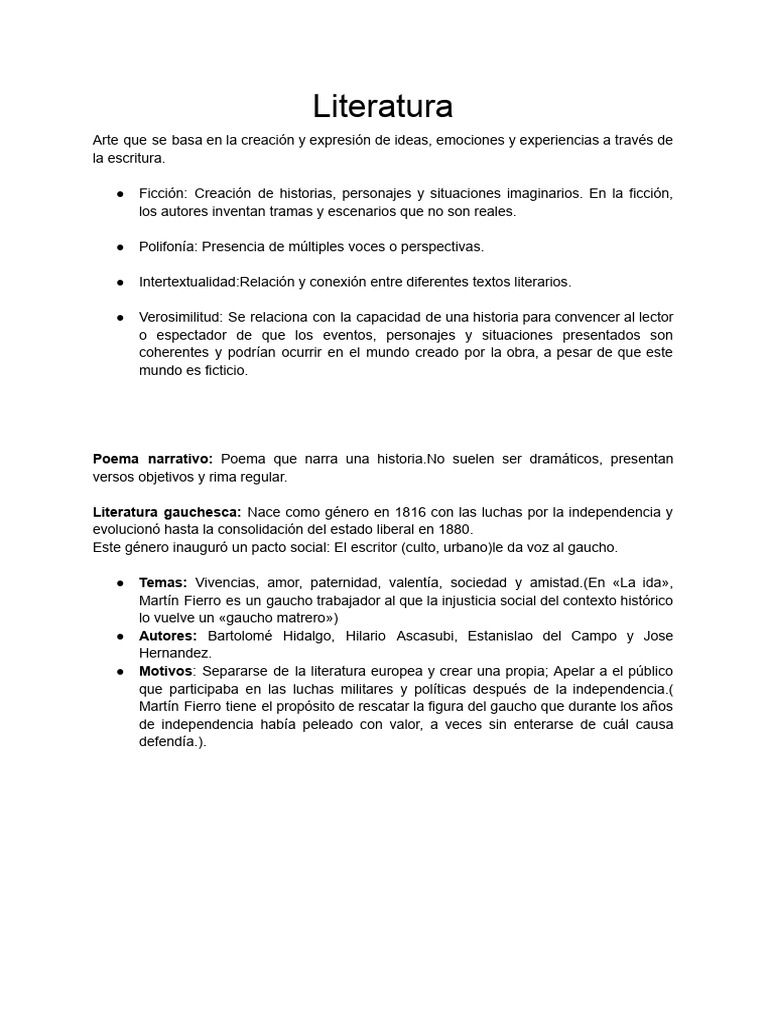 Resumen Lengua | PDF | Clásicos