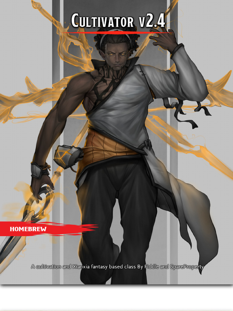 Cultivator Class Overview v2.4 | PDF | Aura (Paranormal)