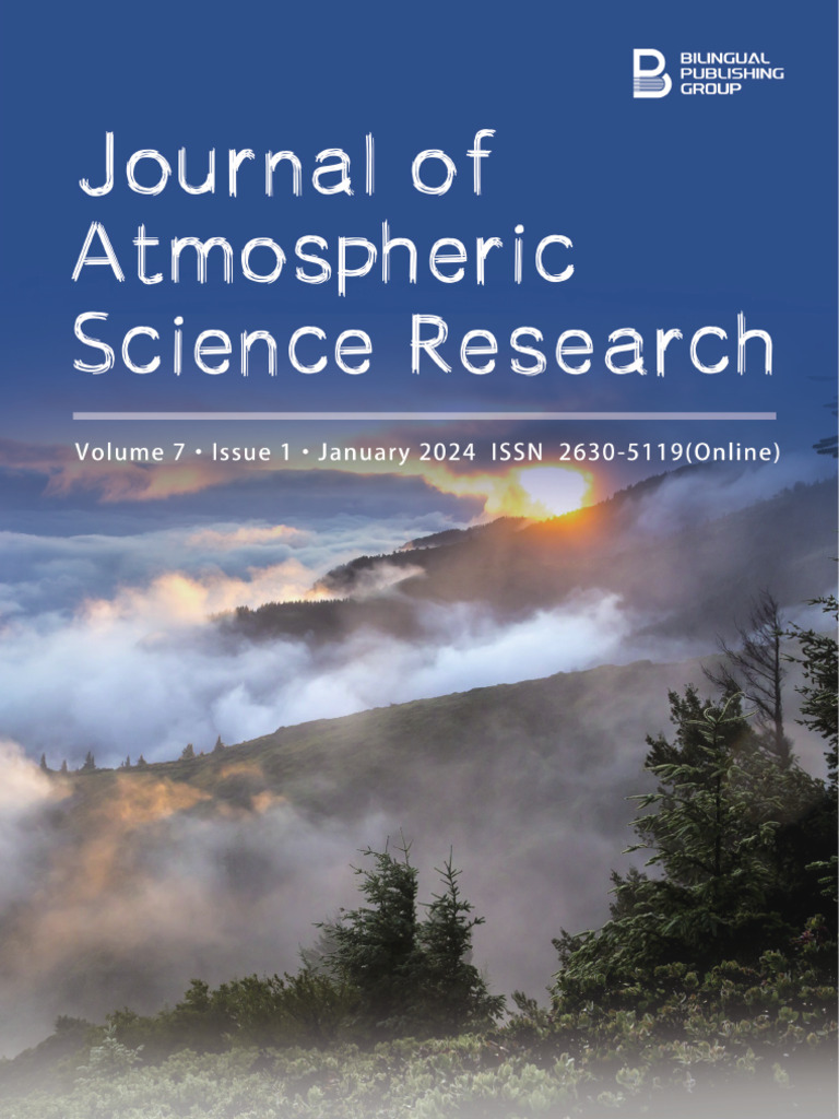 Journal of Atmospheric Science Research - Vol.7, Iss.1 January 2024 ...
