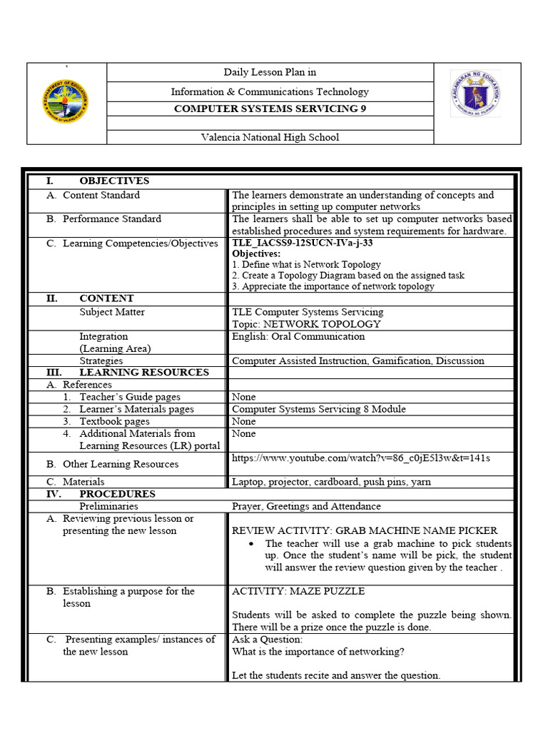 Lesson Plan Ict | PDF | Learning | Teachers