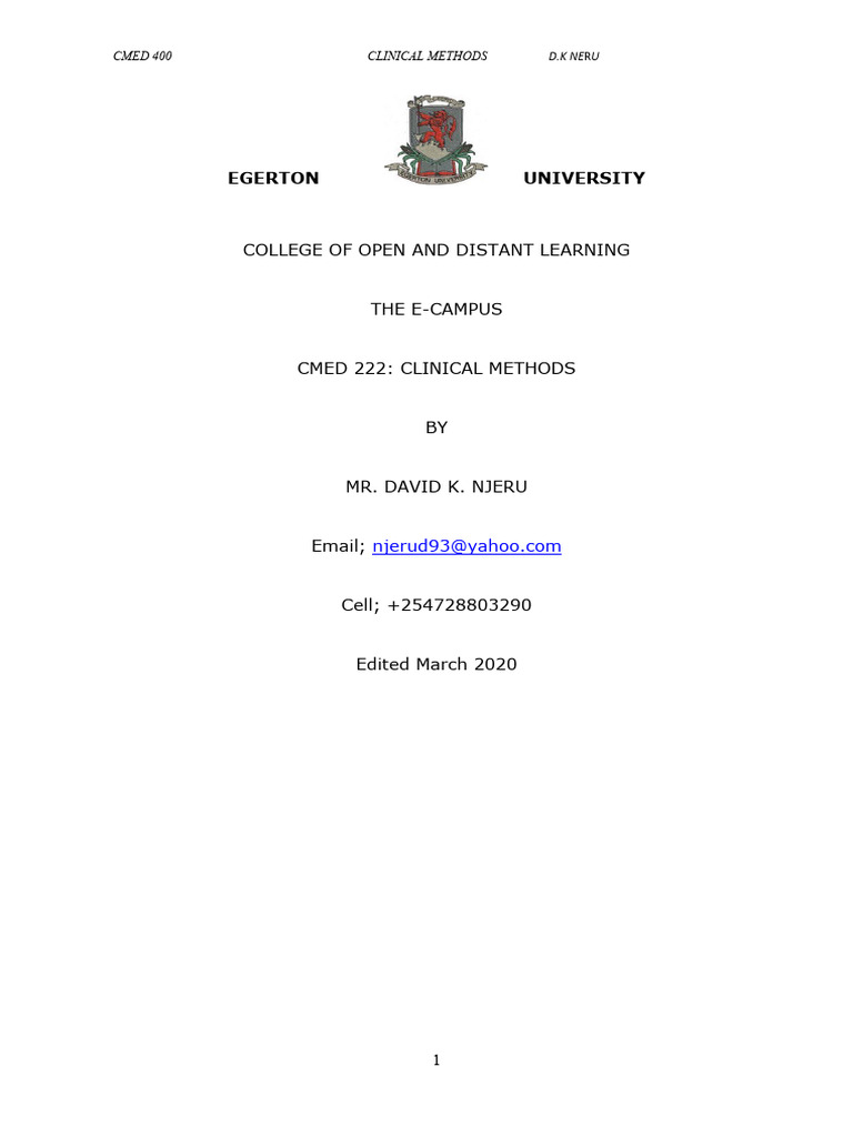 Clinical Methods in Patient Care | PDF | Pulse | Blood Pressure