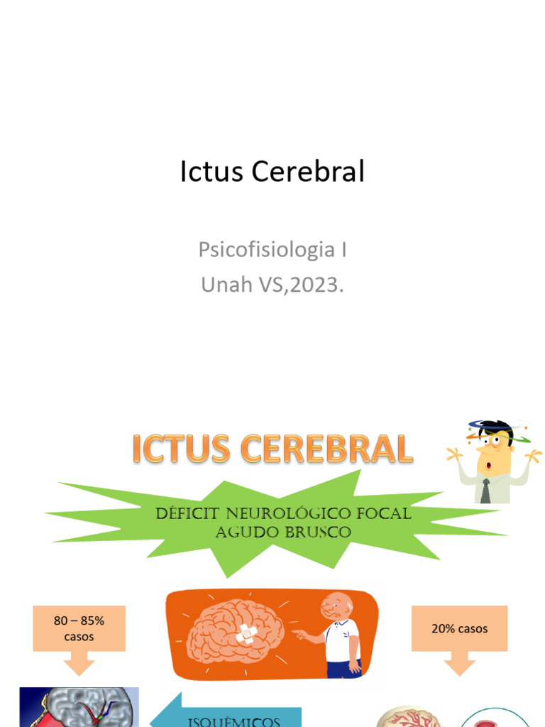 Ictus CEREBRAL | PDF | Carrera | Hipertensión