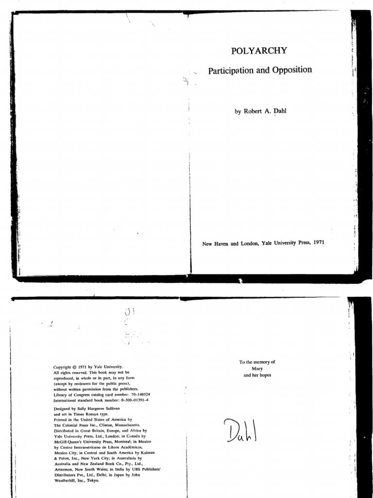 Robert Dahl - Polyarchy | PDF